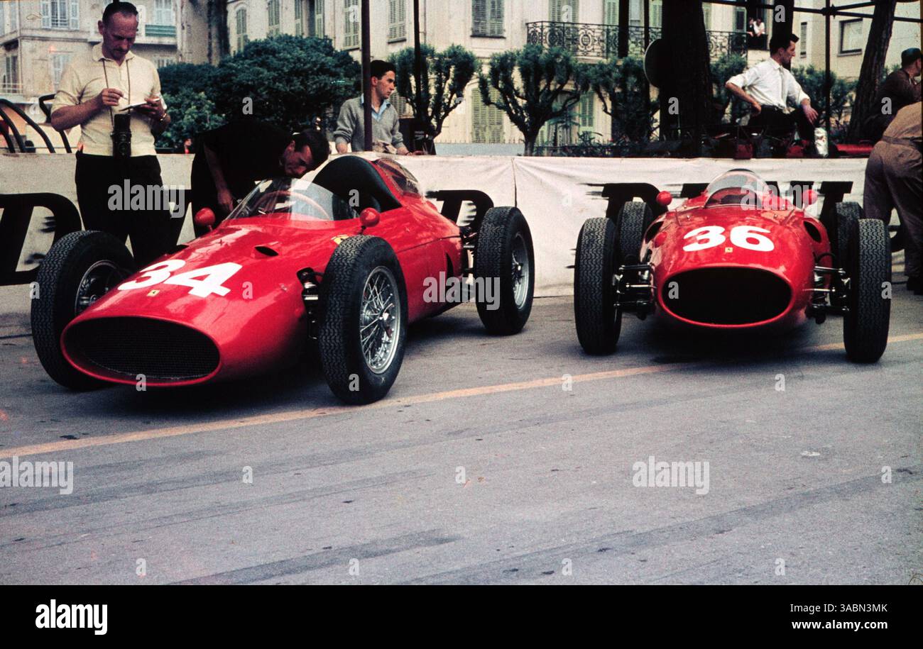 Ferrari had both front and rear engined cars. Car 34 rear engined D246P ...