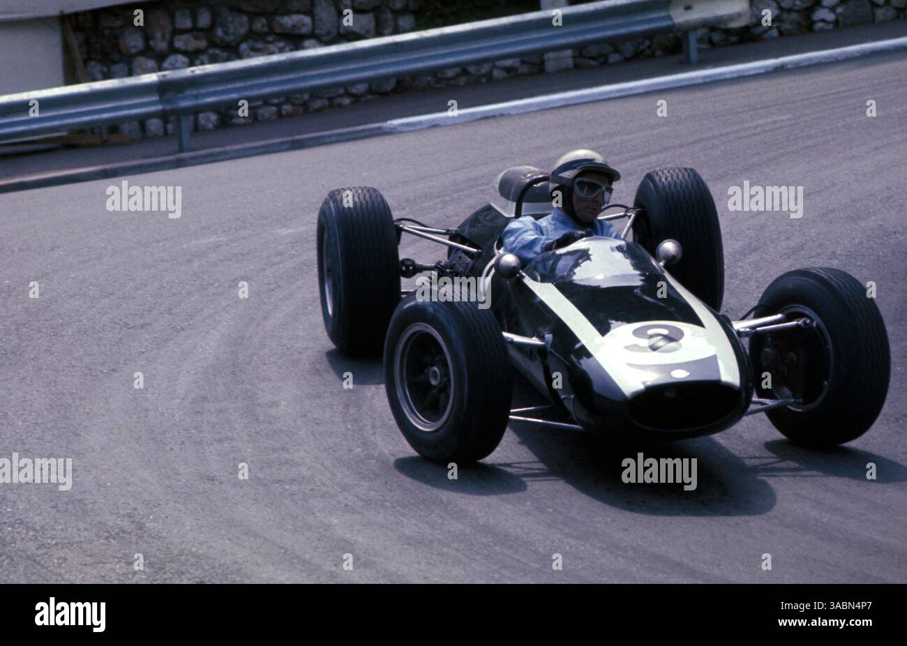 Phil Hill (USA) Cooper T73. 9th place...Monaco Grand Prix, Monte Carlo ...