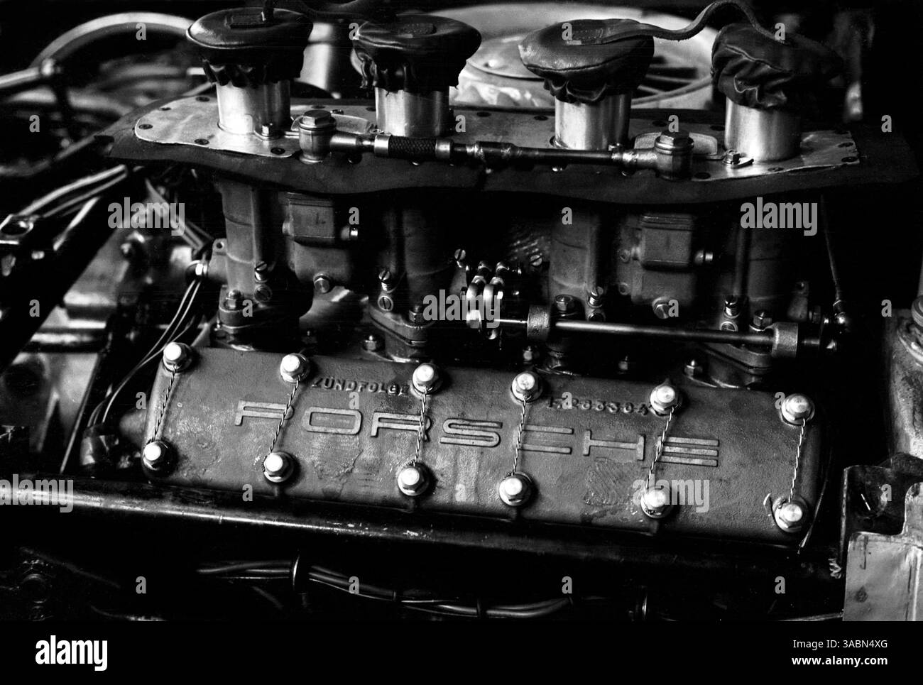 The Porsche Flat Four engine that powered the Porsche 718...Dutch Grand ...