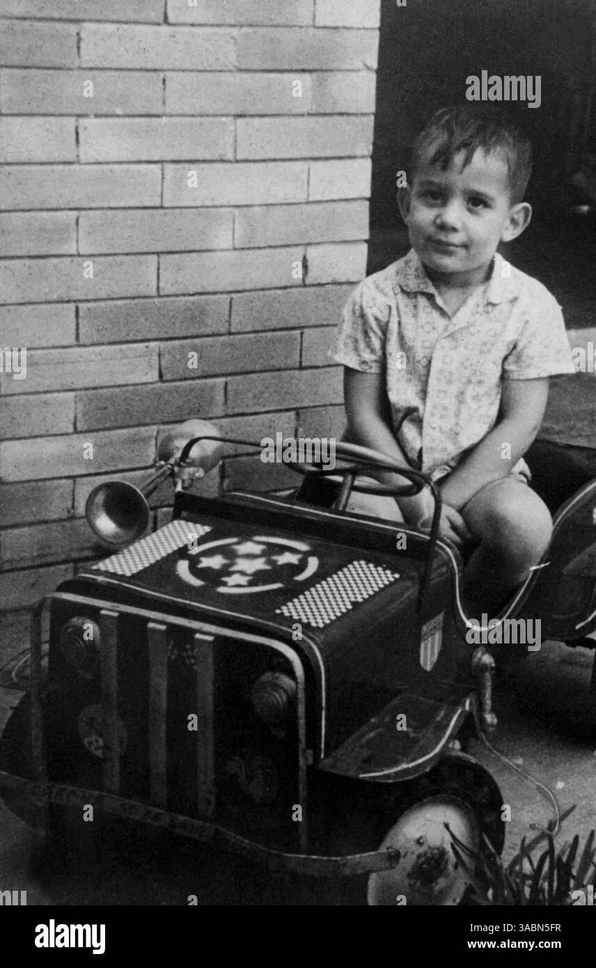 A young Ayrton Senna da Silva (BRA) c.1964 on one of his first four ...