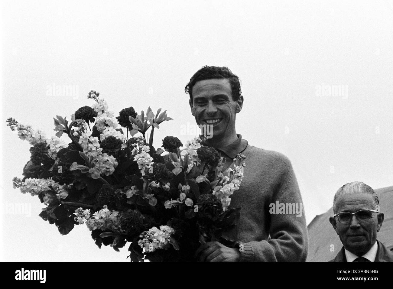 Race winner Jim Clark (GBR) Lotus 33...Belgian Grand Prix, Spa ...