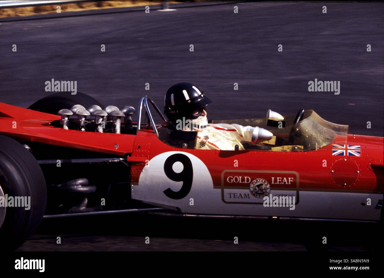 Race winner Graham Hill (GBR) had his Lotus 49 adorned in Gold Leaf ...