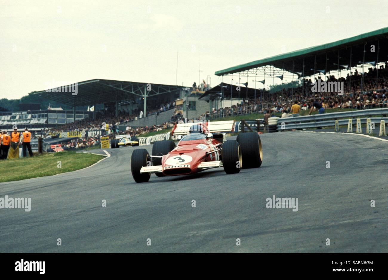 Jacky Ickx (BEL) Ferrari 312B was leading the race when he retired with transmission failure on ...