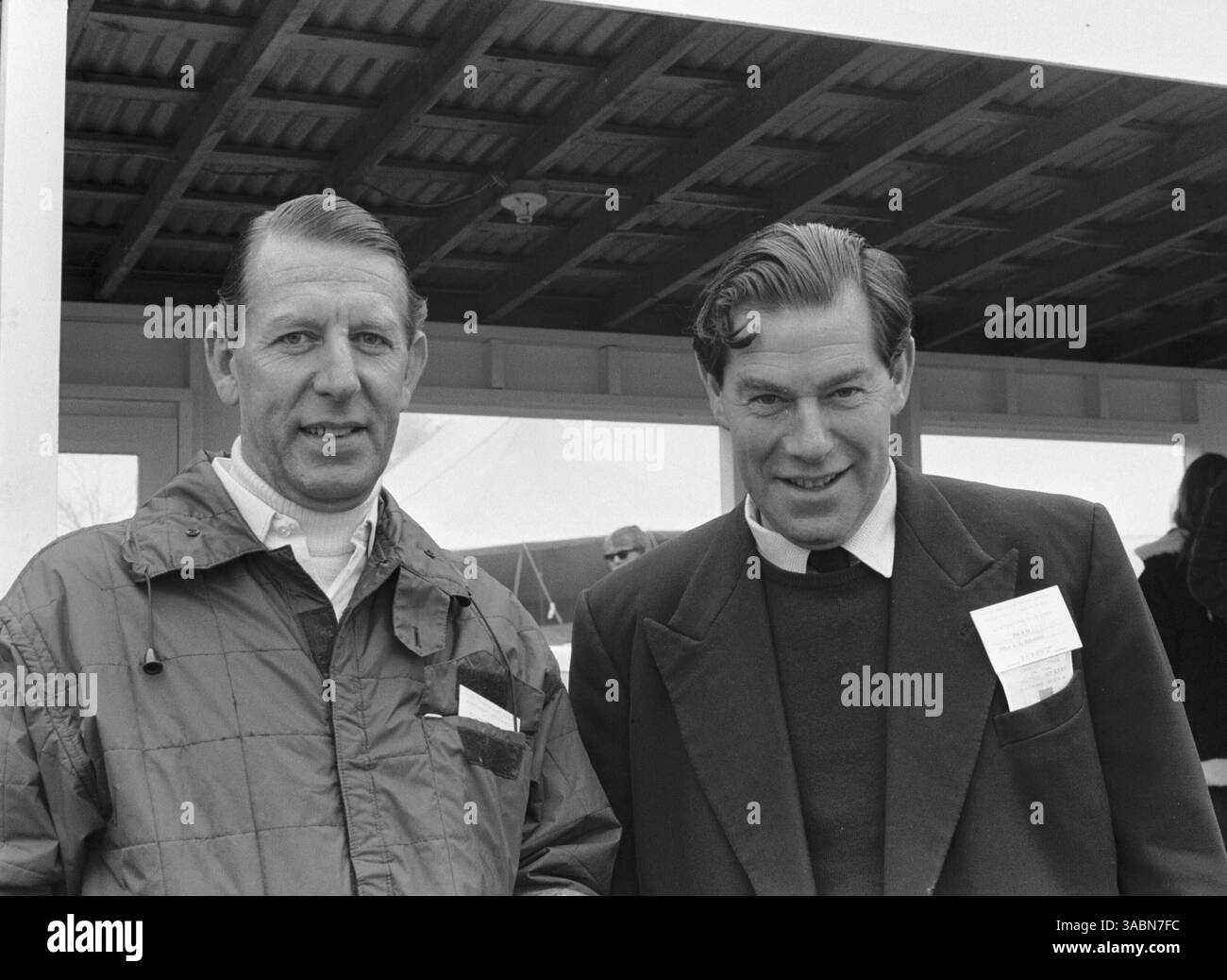 Rob Walker and Jack Durlacher, right ..USGP, Watkins Glen, 1 October ...