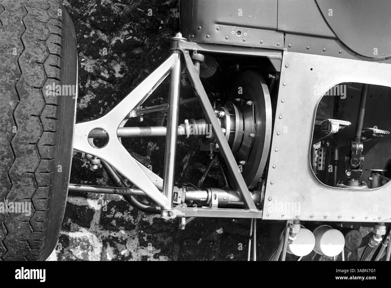 The revolutionary in-board front brakes on the Lotus 72, perhaps a ...