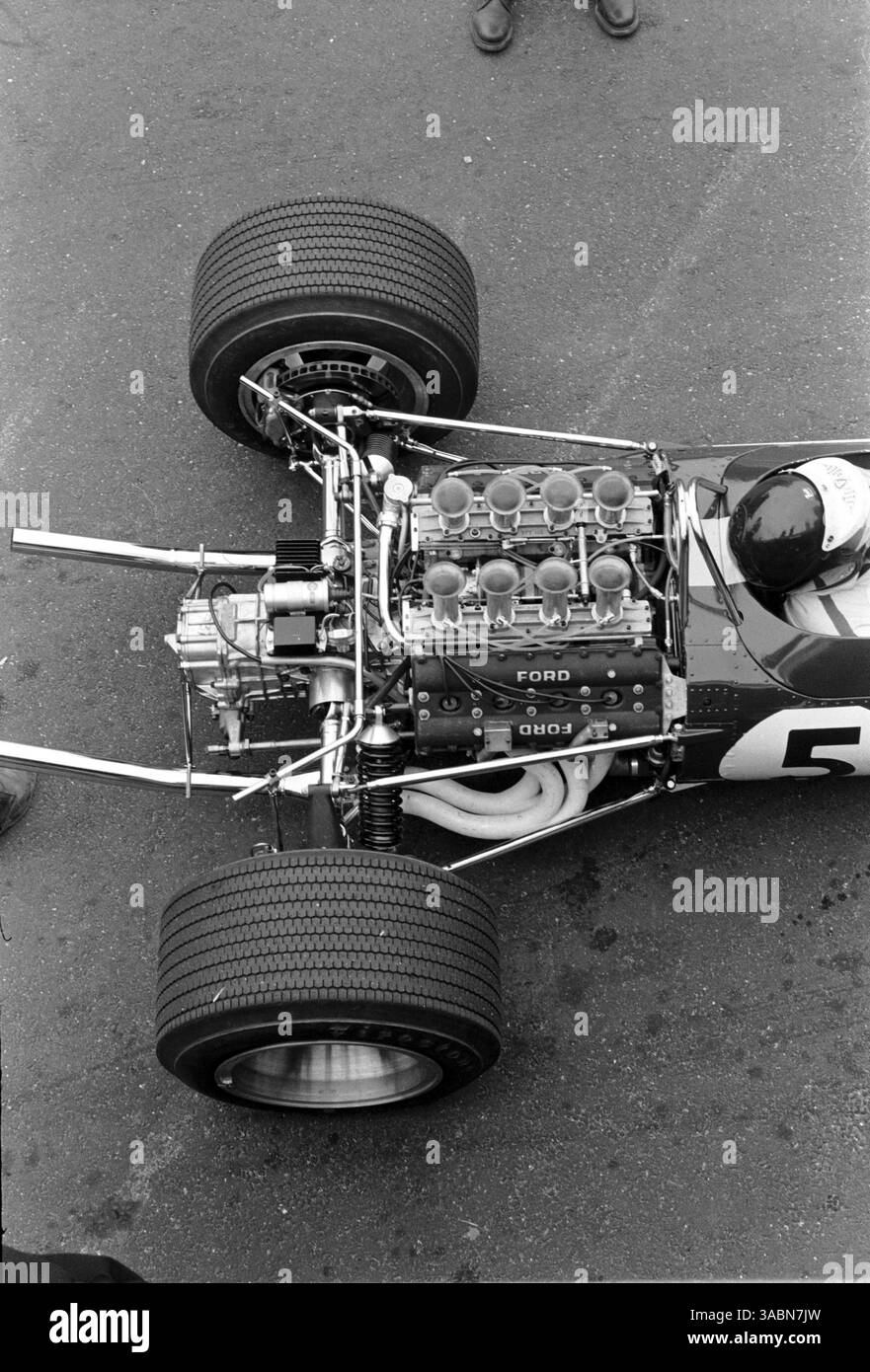 The Cosworth DFV engine in Jim Clarks Lotus 49, it was the engines ...