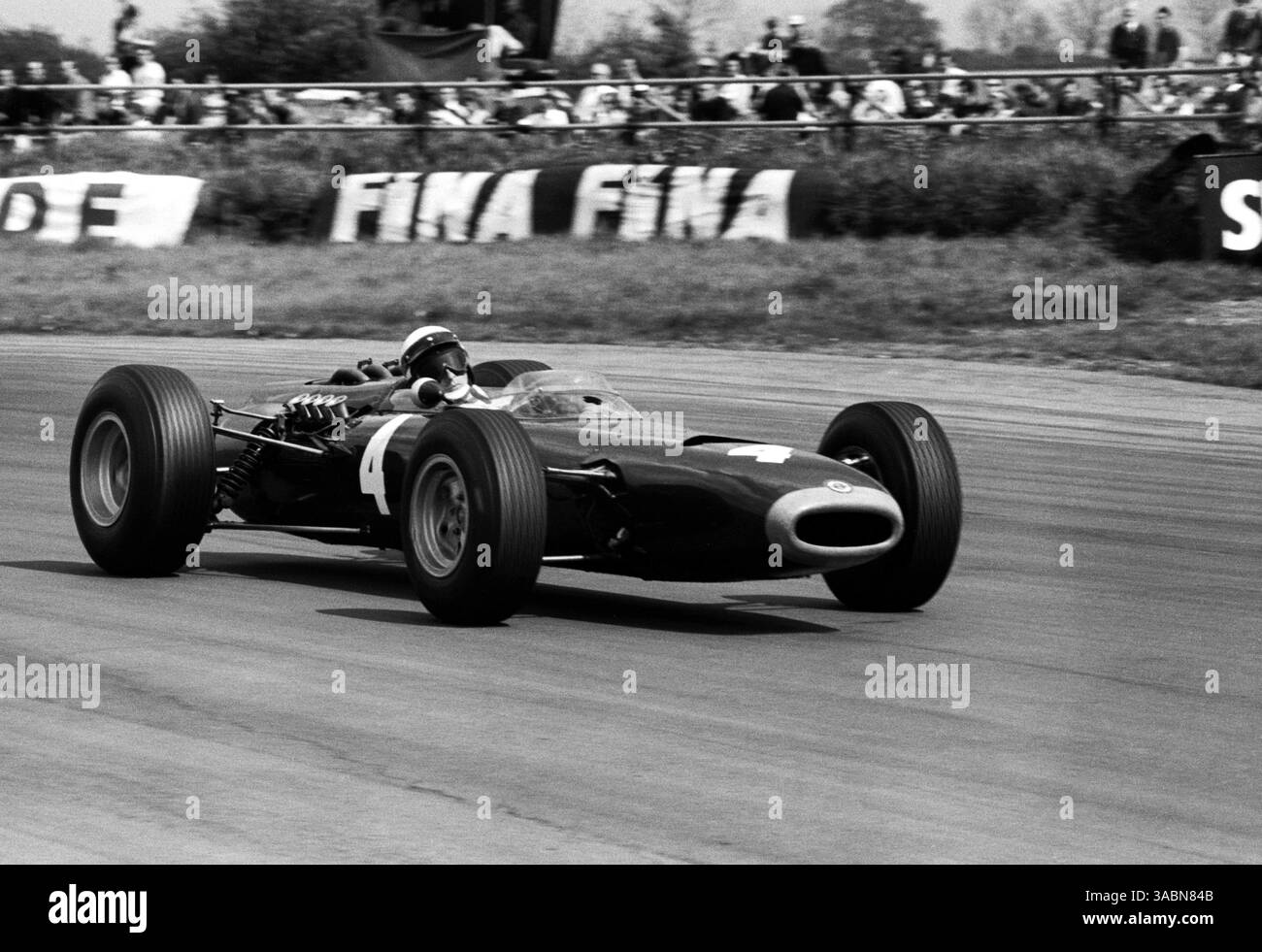 Jackie Stewart (GBR) BRM P261 finished fifth...British Grand Prix ...