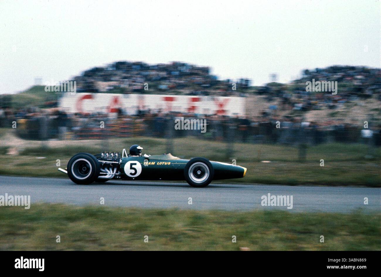 Jim Clark (GBR) Lotus Ford 49 won on the debut for the brand new Ford ...