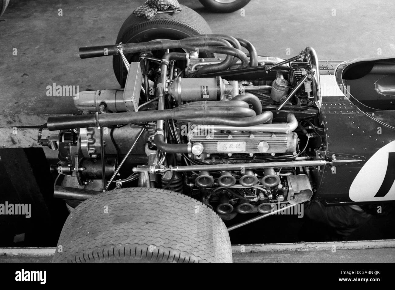 The new Lotus 43 was driven by Peter Arundell (GBR) and featured the ...