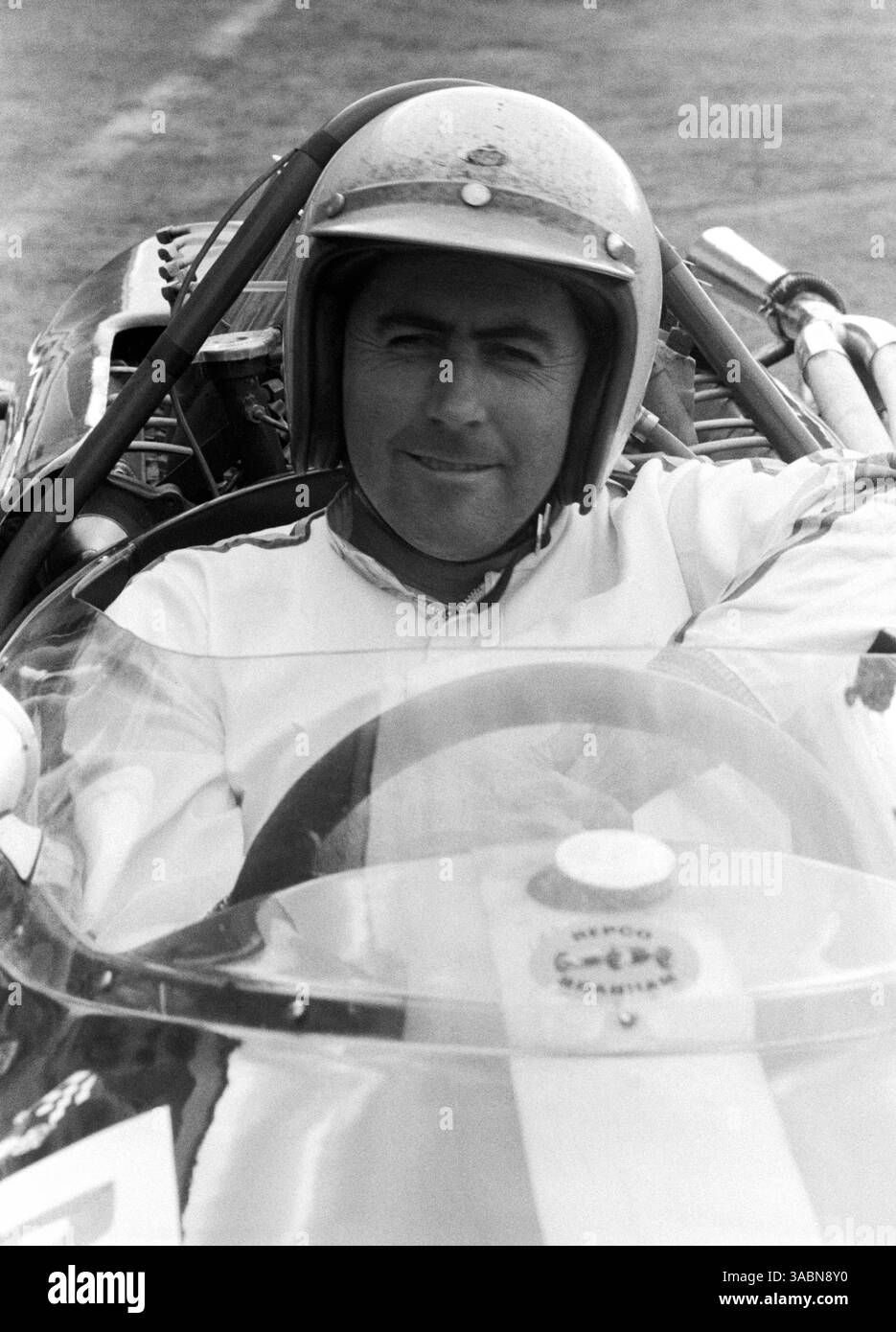 Race winner Jack Brabham (AUS) Brabham BT19. ..British Grand Prix ...