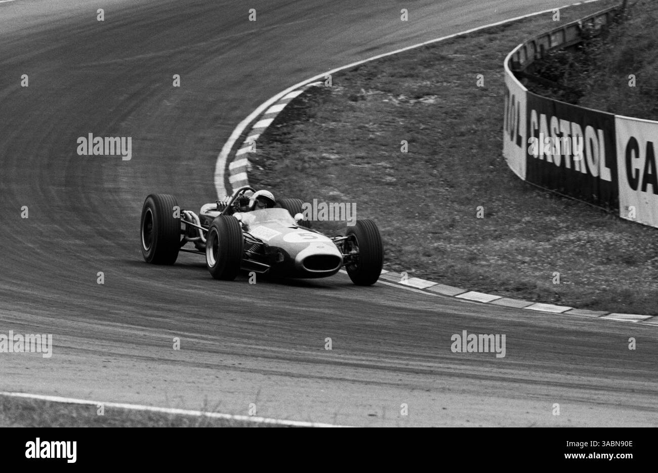 Race winner Jack Brabham (AUS) Brabham BT19...British Grand Prix ...