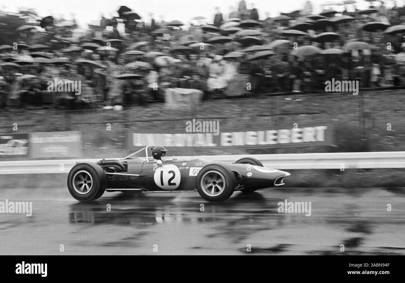 Dan Gurney (USA) Eagle T1G suffered engine problems on the last lap and ...