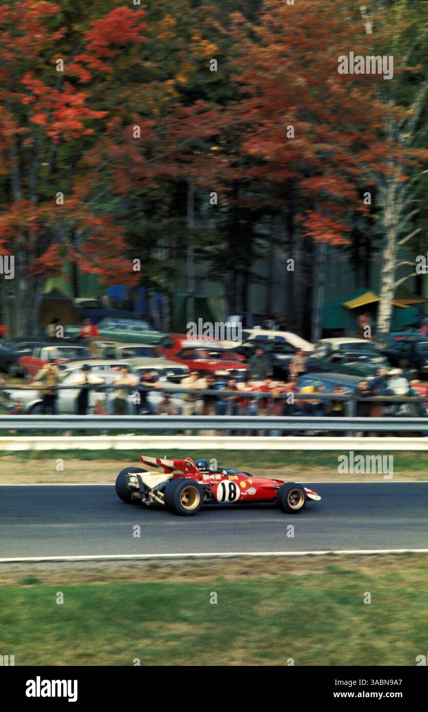 Race winner Jacky Ickx (BEL) Ferrari 312B. .Canadian Grand Prix; St Jovite, 20 September 1970 ...