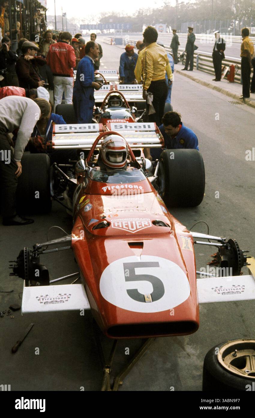 Clay Regazzoni (SUI) retired on lap 14 with a blown engine in the new ...