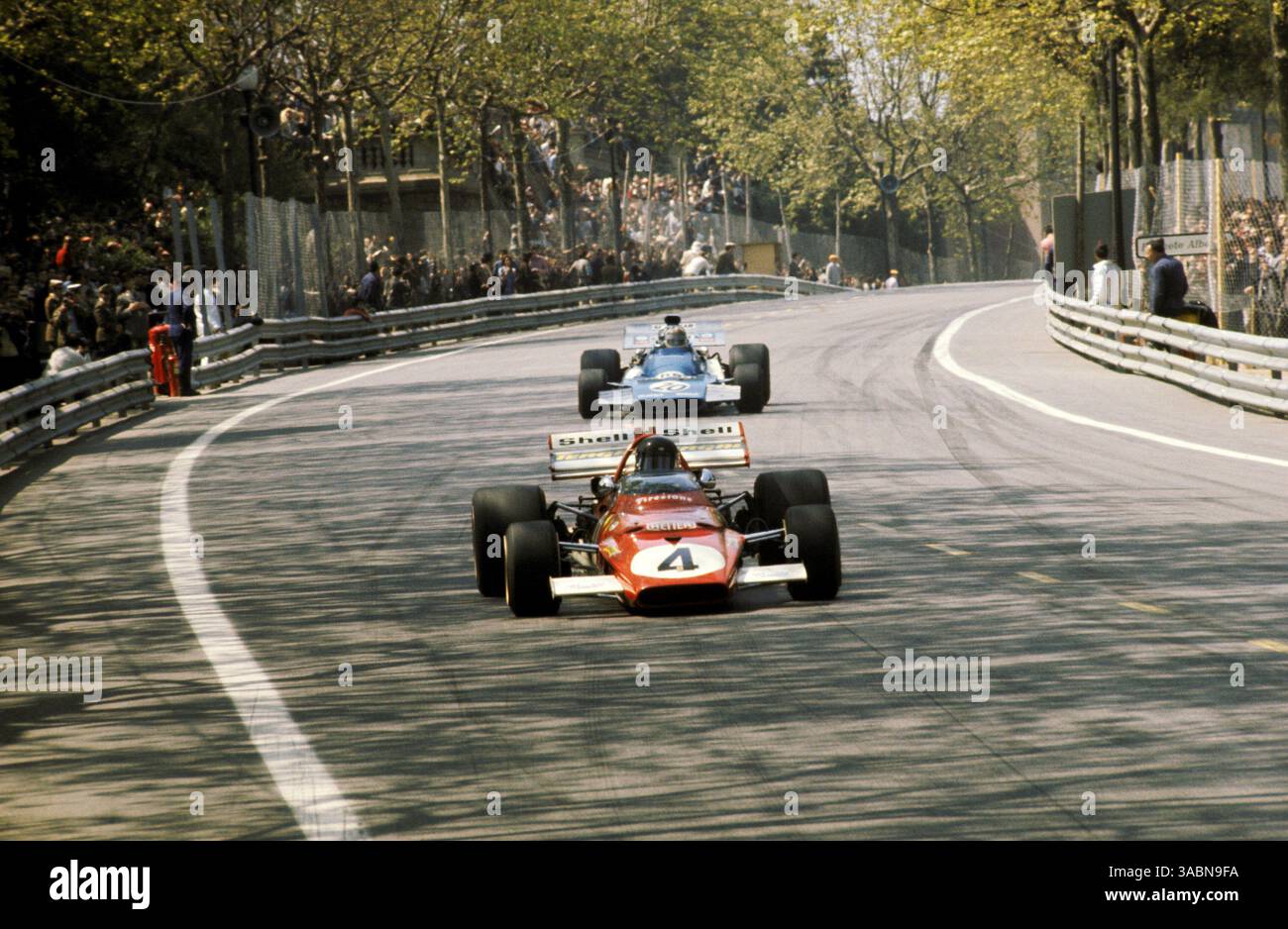 Jacky Ickx (BEL) Ferrari 312B-1 finished second..Spanish Grand Prix ...