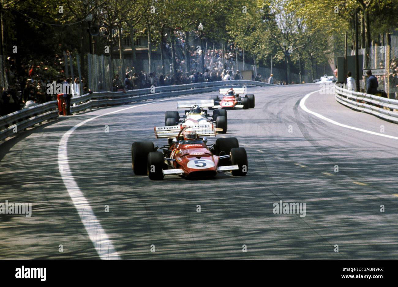Clay Regazzoni (SUI) retired on lap 14 with a blown engine in the new ...