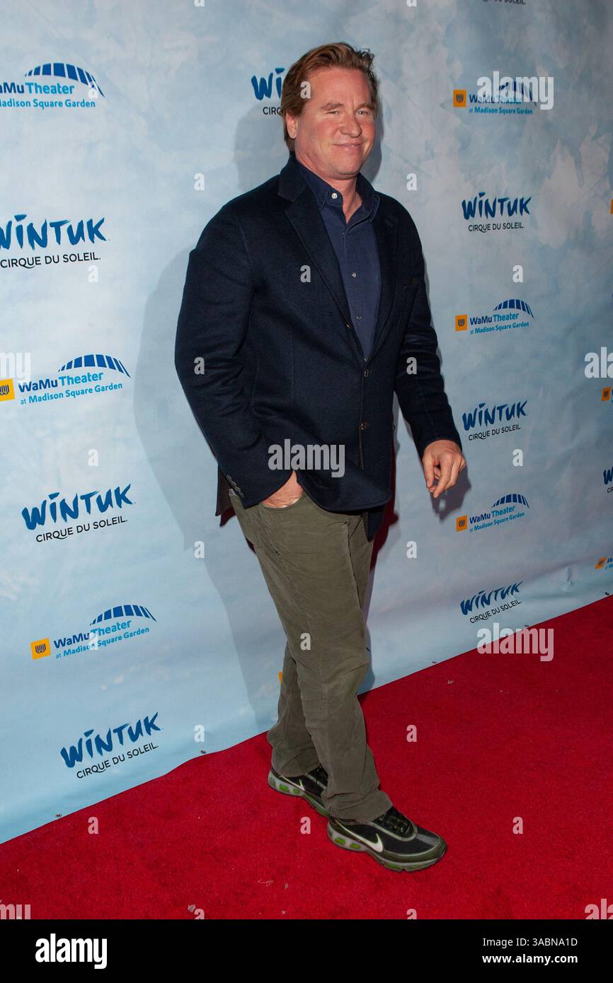 Val Kilmer attends the World Premiere Of Wintuk Cirque du Soleil at the ...