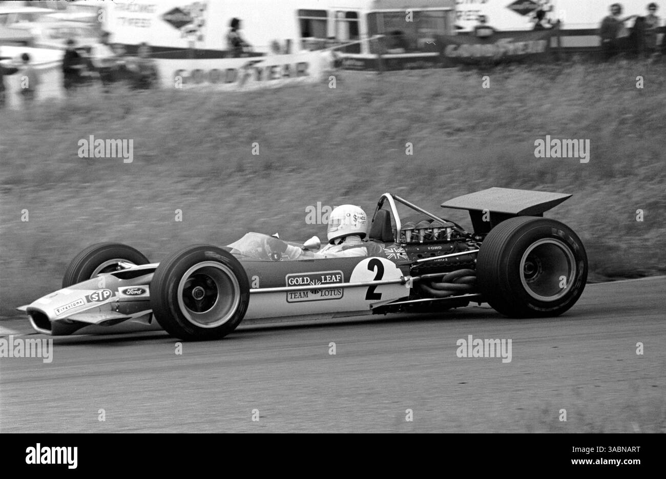 Jochen Rindt(AUT) Lotus 49B, led until his car let him down again on lap 17 with a broken CV ...