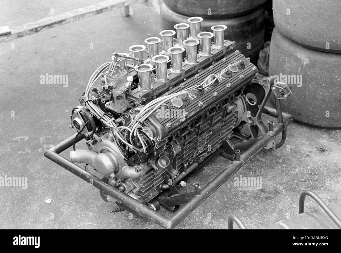BRM V12 engine..German GP, Nurburgring, 1 August 1971 (Credit Image ...