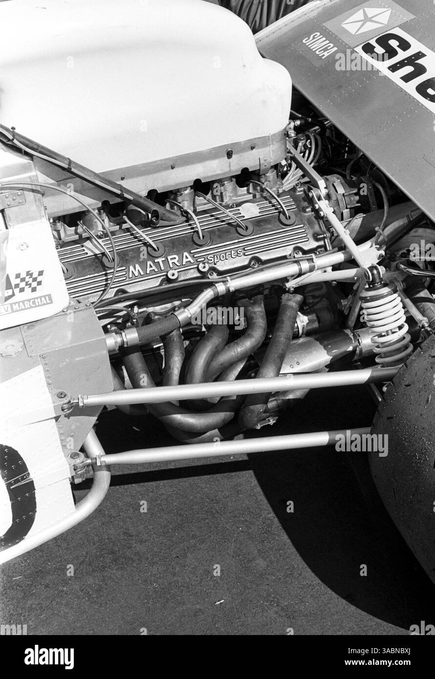 Matra V12 engine..German GP, Nurburgring, 1 August 1971 (Credit Image ...