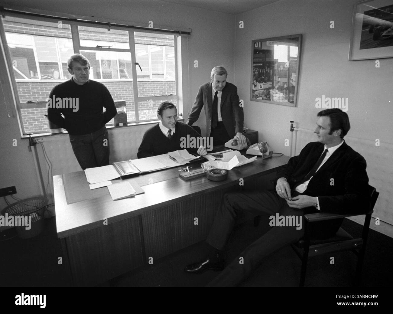 Mclaren Directors, L to R: Tyler Alexander(USA),Bruce Mclaren(NZL ...