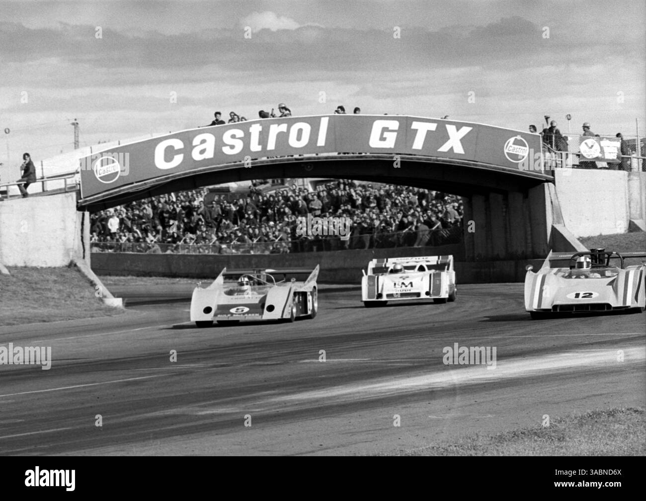 Denny Hulme (NZL) McLaren M20 Chevrolet, who finished the race in ...