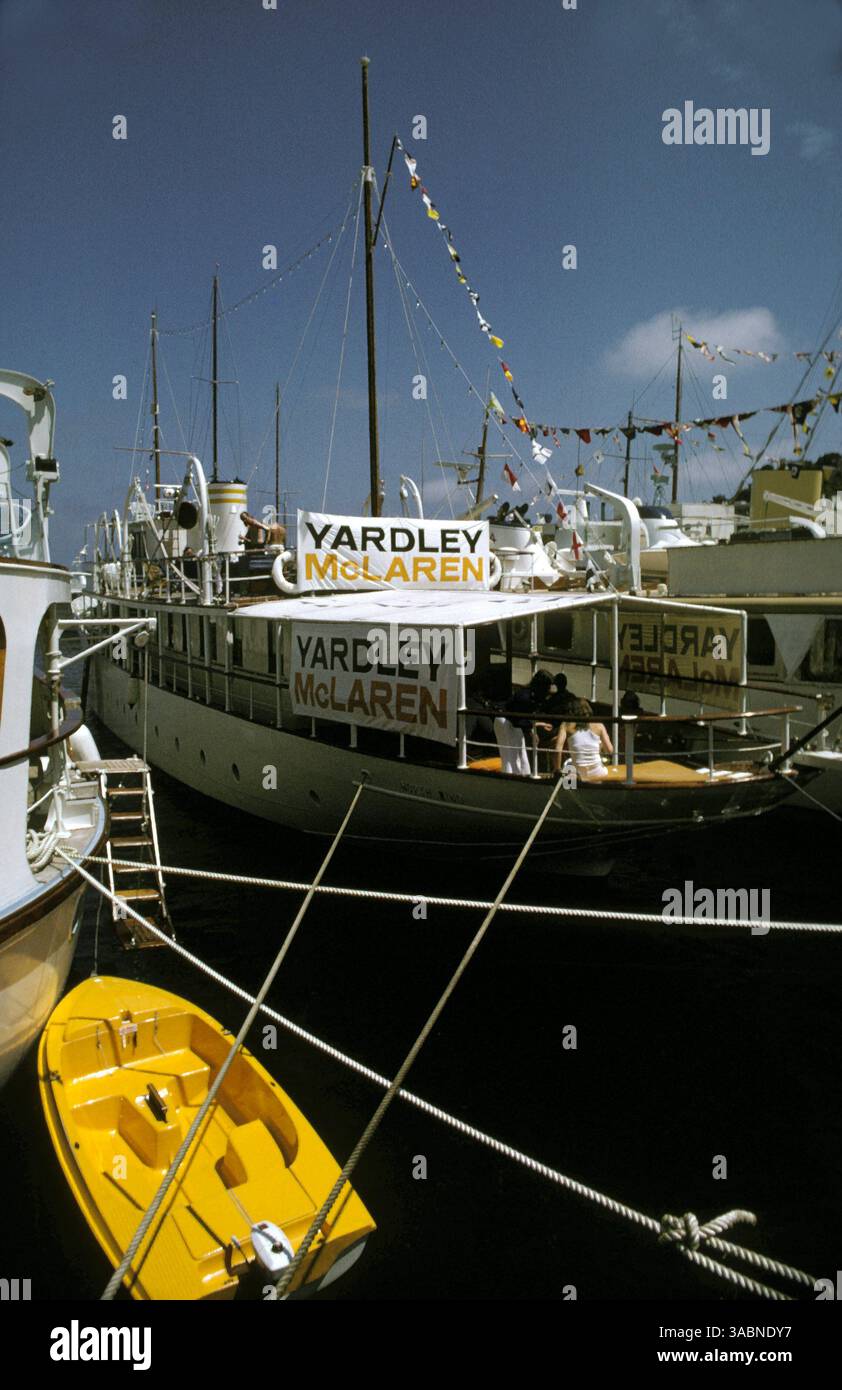 The Yardley McLaren team were based in the 120 foot long North Wind ...