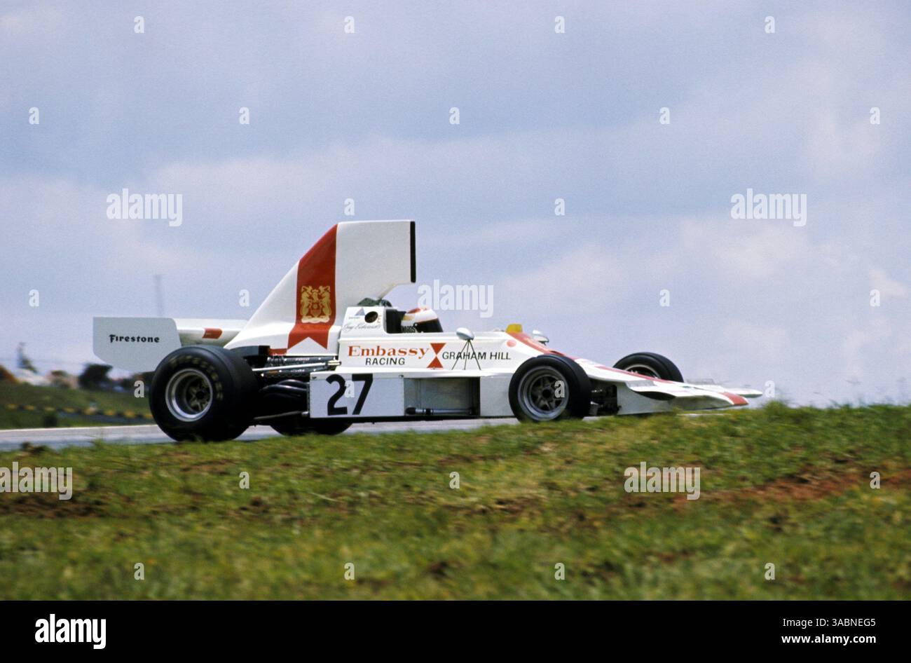 Guy Edwards (GBR) Embassy-Hill Lola T370 was the first retirement of ...