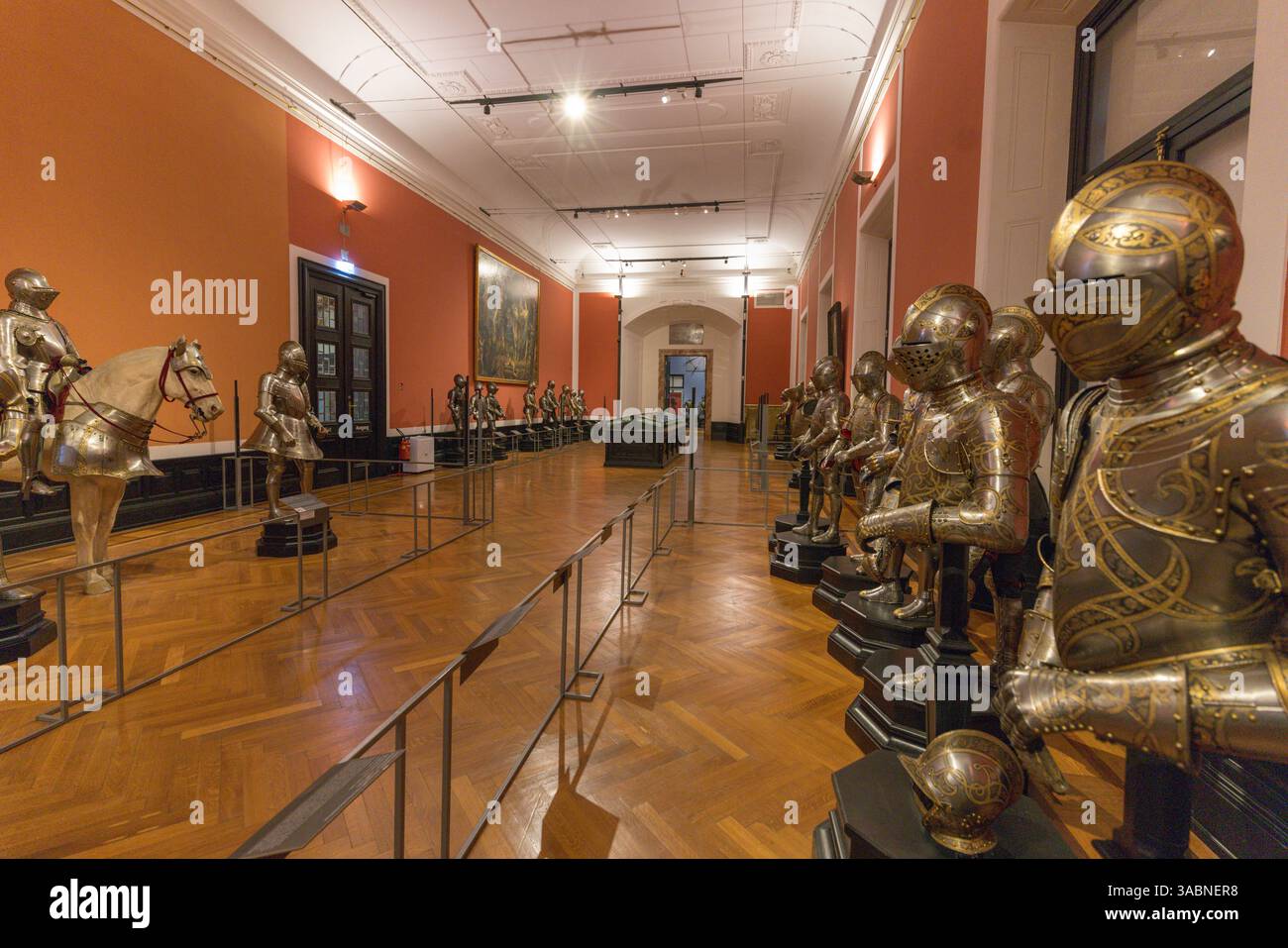 Armor armour museum helmet hi-res stock photography and images - Alamy