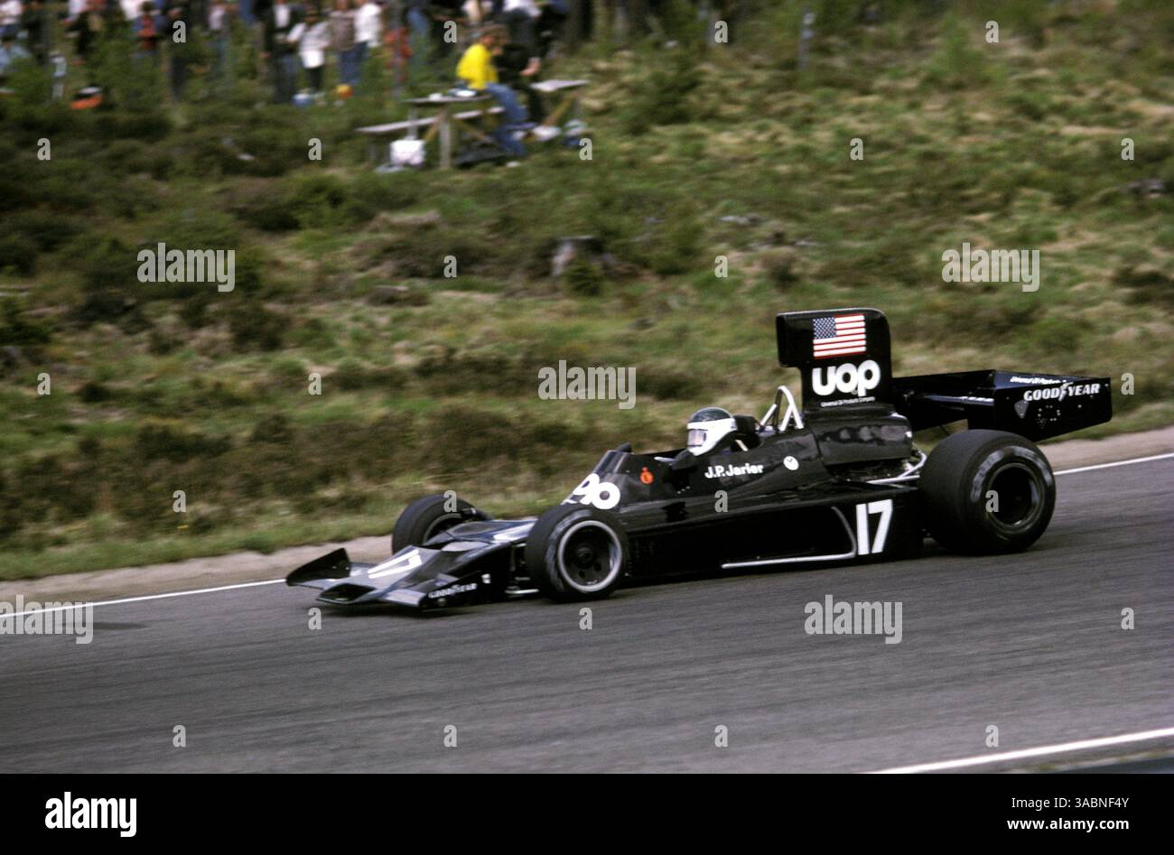 Jean-Pierre Jarier (FRA) Shadow DN3 finished fifth..Swedish Grand Prix ...