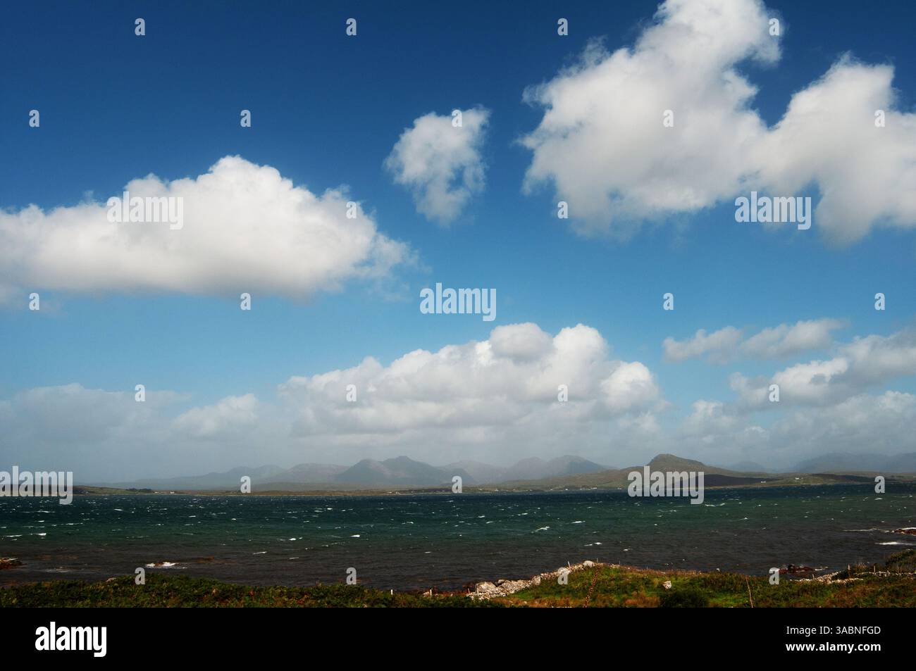 The Twelve Ben Mountains , Connemara , County Galway , ireland Stock ...