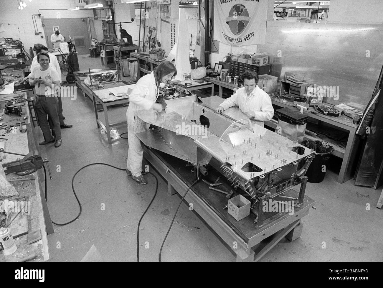 A chassis is built up in the factory..McLaren Headquarters, Colnbrook ...