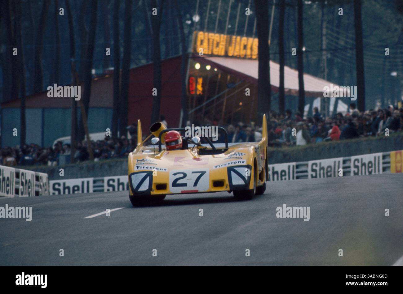 Rene Ligonnet (FRA) / Barrie Smith (GBR) Lola T290 Ford...Le Mans 24 ...