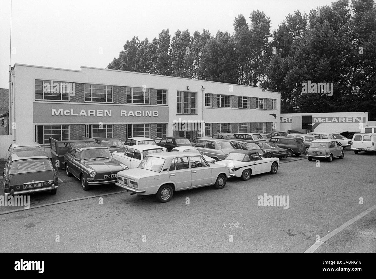 The McLaren Headquarters building from the outside..McLaren ...