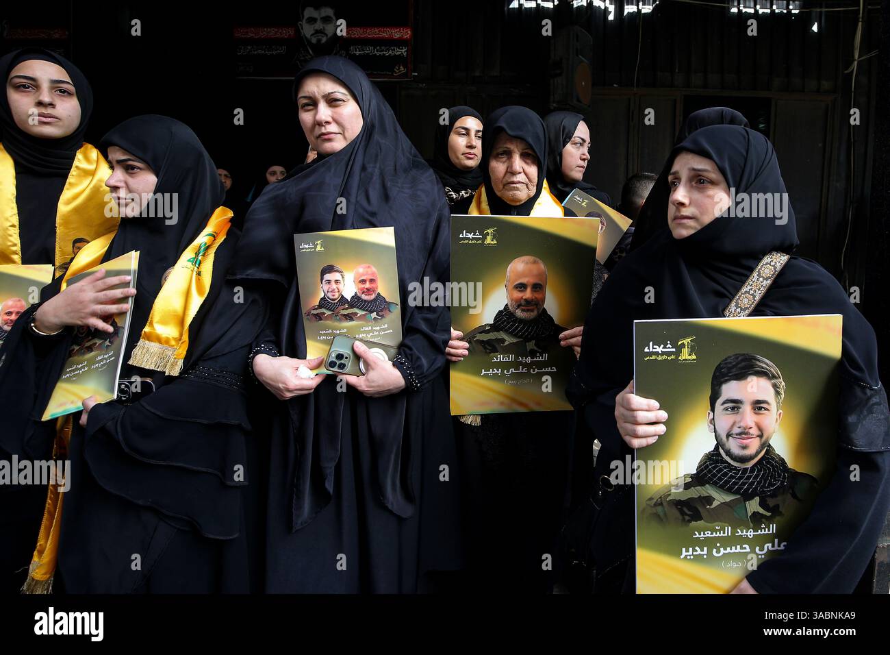 April 2, 2025, Beirut, Beirut, Lebanon: Pro-Iranian Hezbollah female ...
