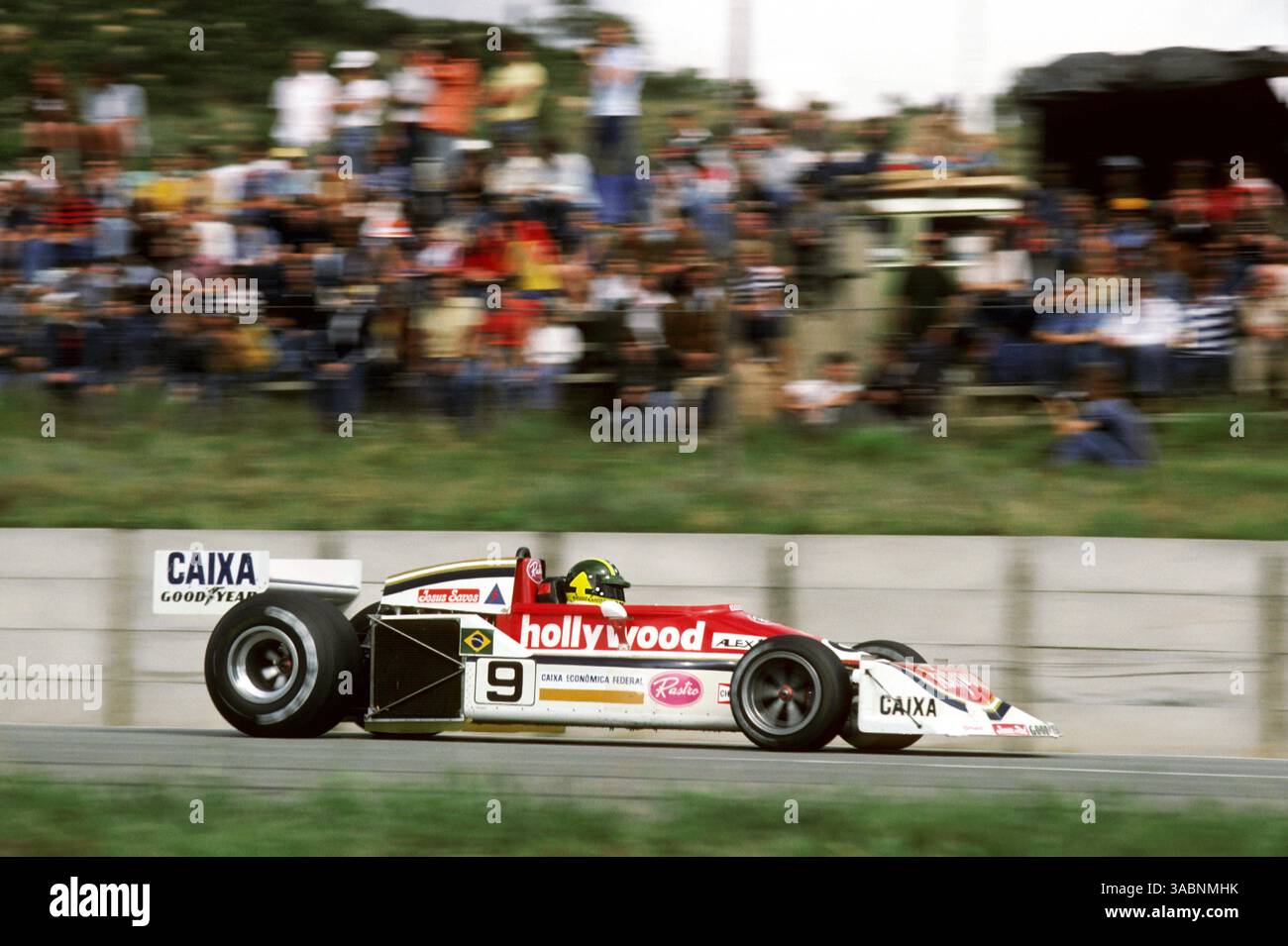 Alex Ribeiro (BRA) March 761B retired from the race on lap 67 with a ...