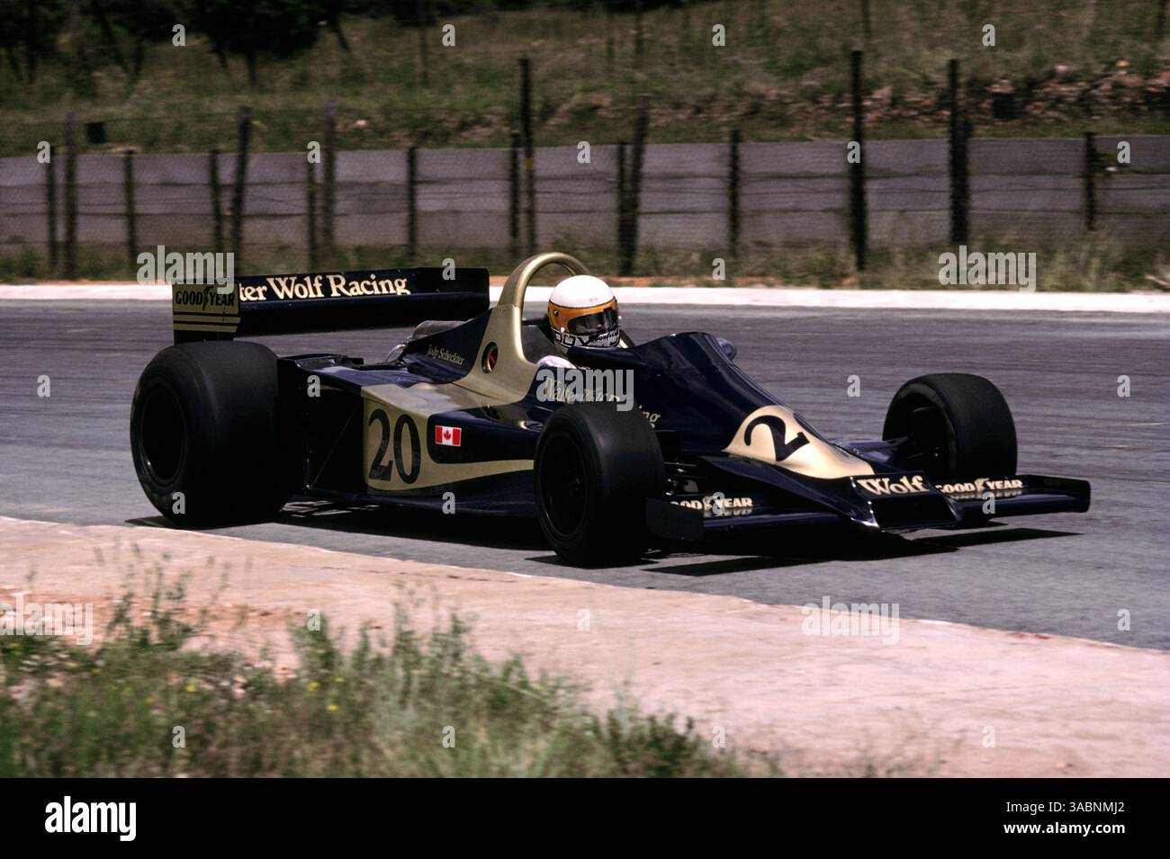 Jody Scheckter (RSA) Wolf WR1 finished in second position at his home GP..South African Grand ...