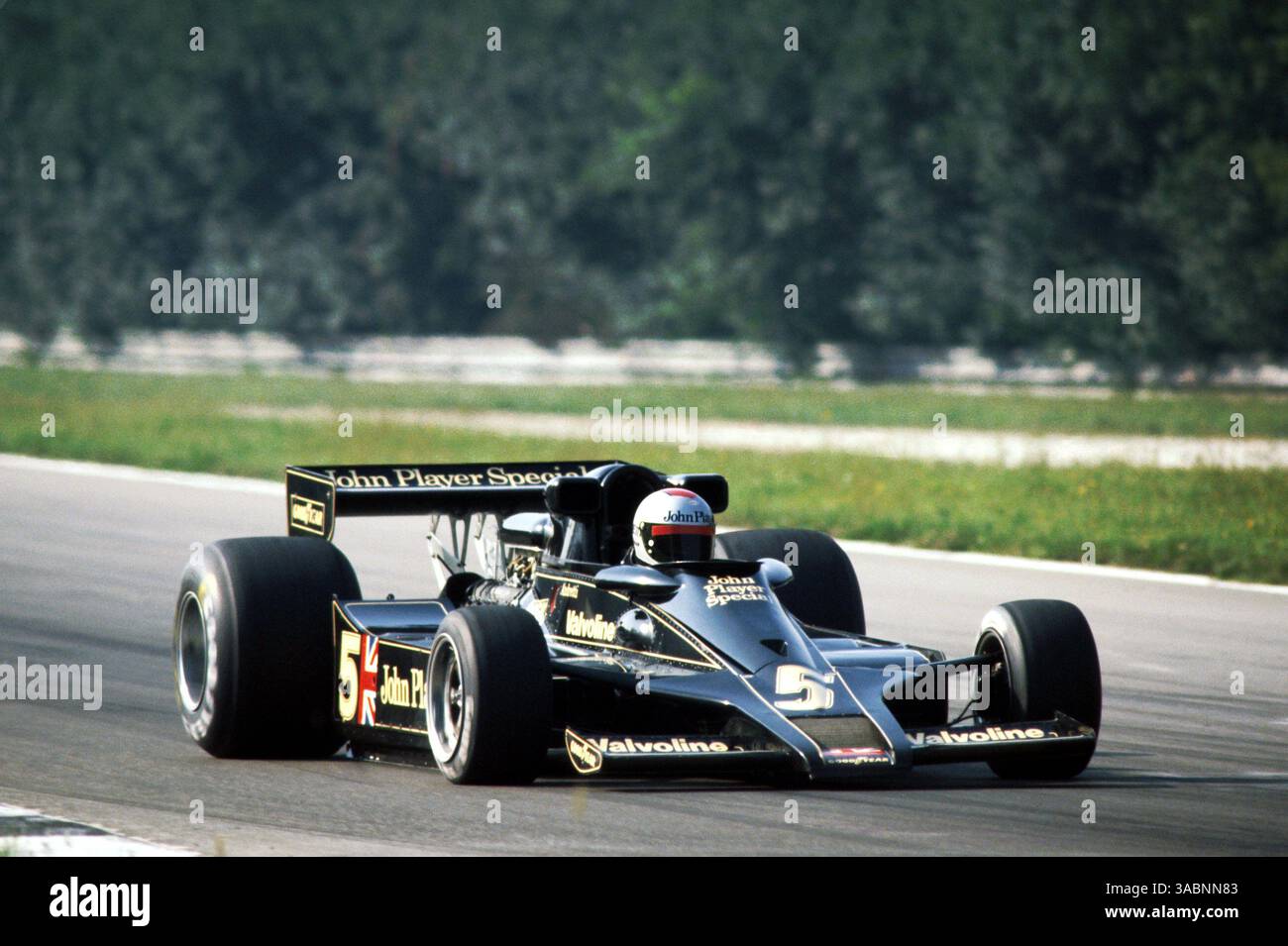Race winner Mario Andretti (USA) Lotus 78..Italian Grand Prix, Rd 14 ...
