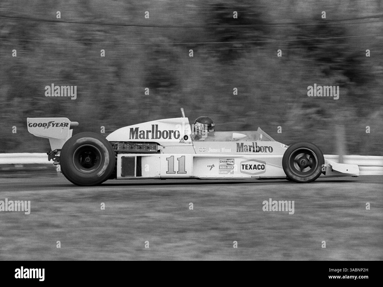 James Hunt (GBR), McLaren M23, finished third, enough to win the 1976 ...