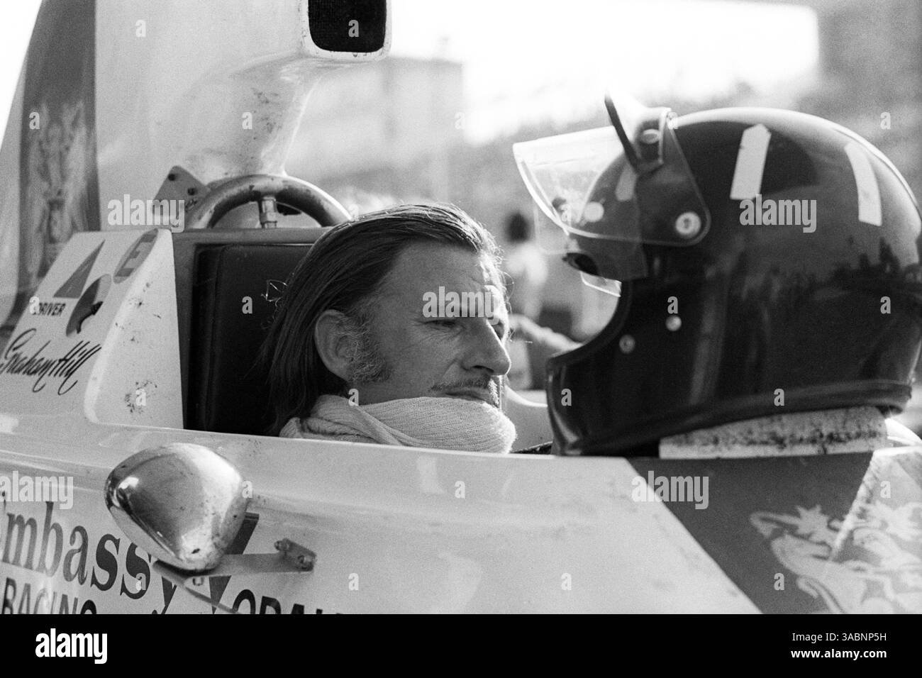 Graham Hill (GBR) Embassy Hill Lola T370 retired from the race on lap ...