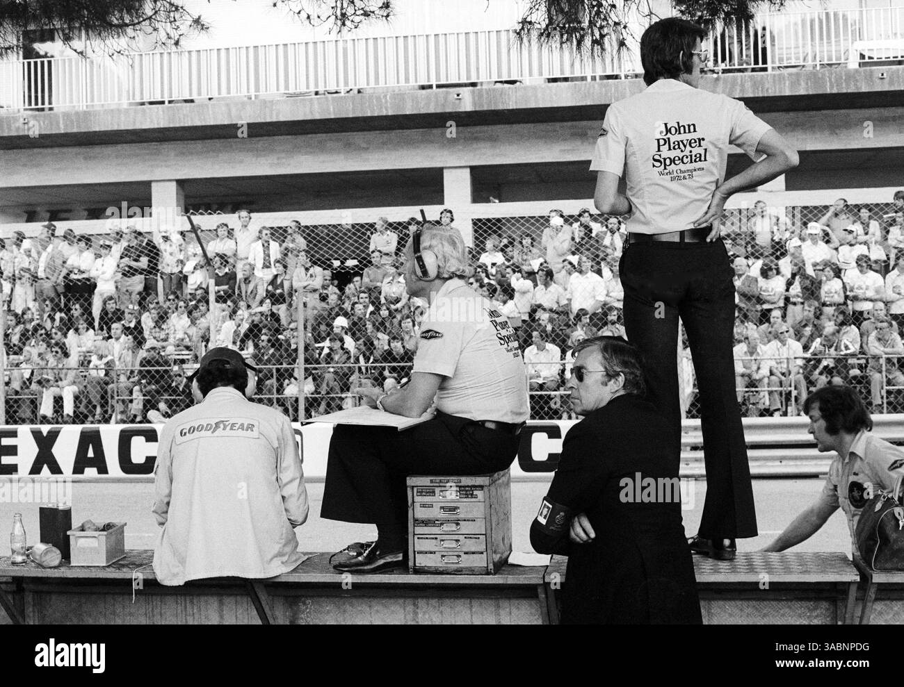 Pit wall Black and White Stock Photos & Images - Alamy