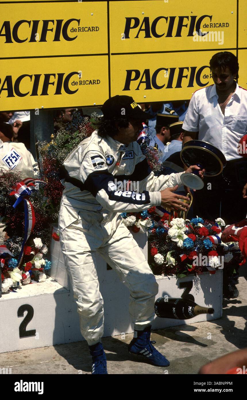 Winner Nelson Piqueet (BRA) Brabham BT54. ..French Grand Prix, Paul ...