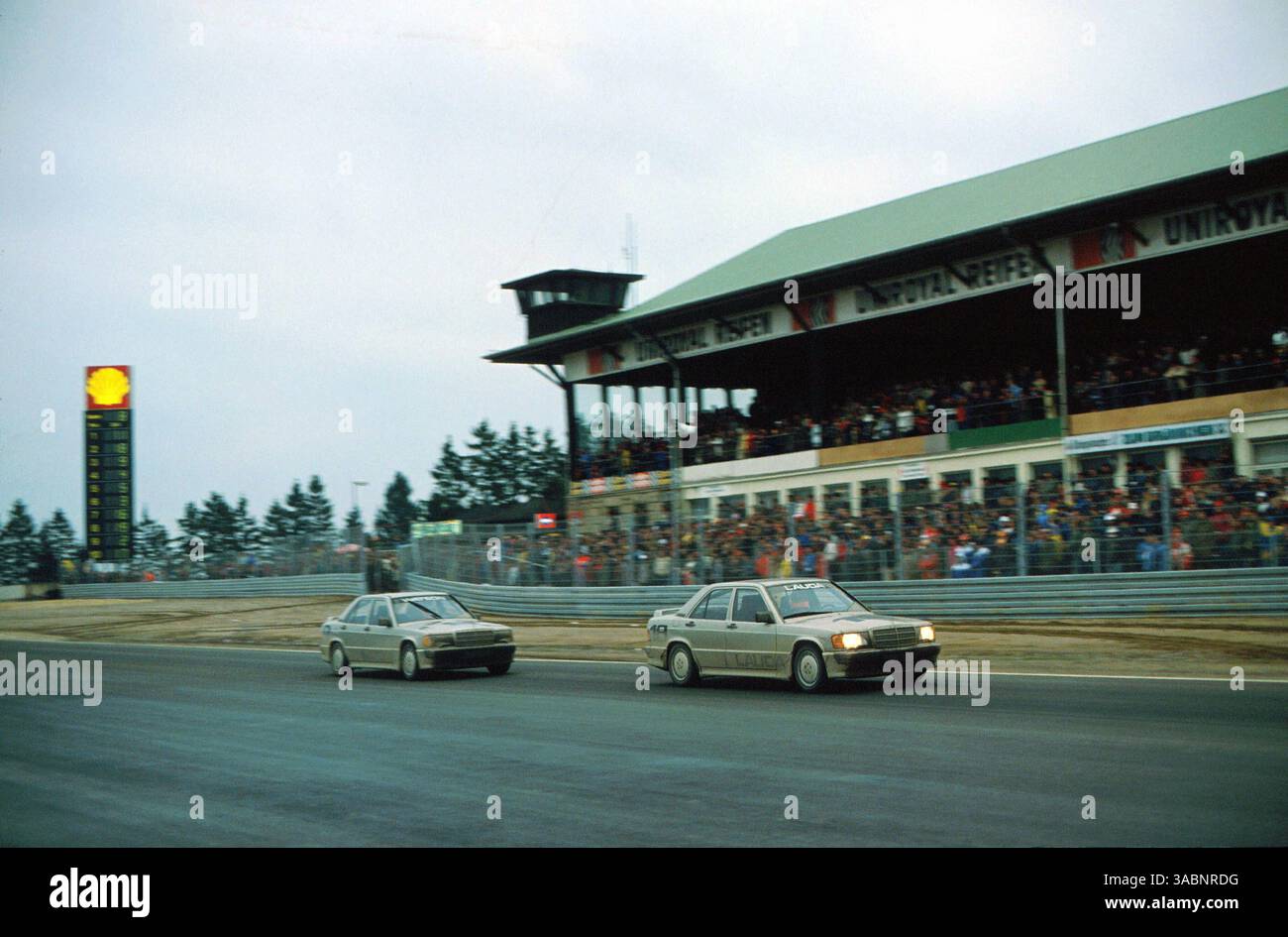 Niki Lauda (AUT) leads John Watson (GBR).The race was held to mark the ...
