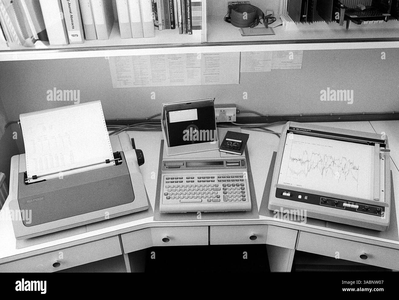 The computer used to interpret the data acquired from a test at Paul ...