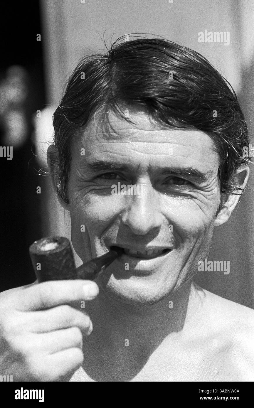 Pierre Dupasquier (FRA) Michelin smokes a pipe...South African Grand ...