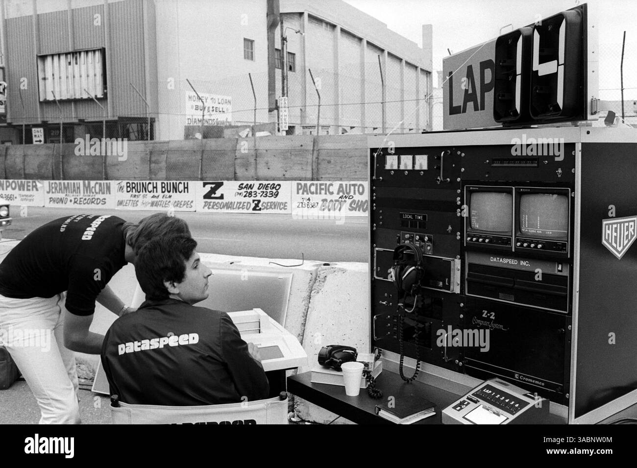 A computerised timing system, invented by Tony Fascenda (USA) Owner of ...