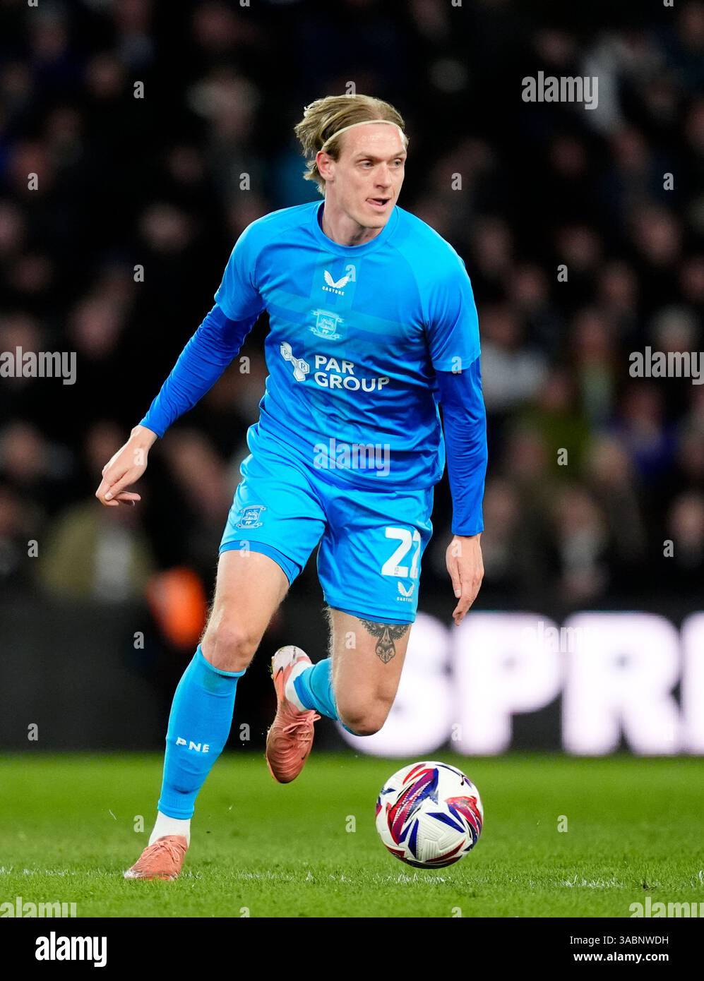 Preston North End's Stefan Teitur Thordarson during the Sky Bet ...