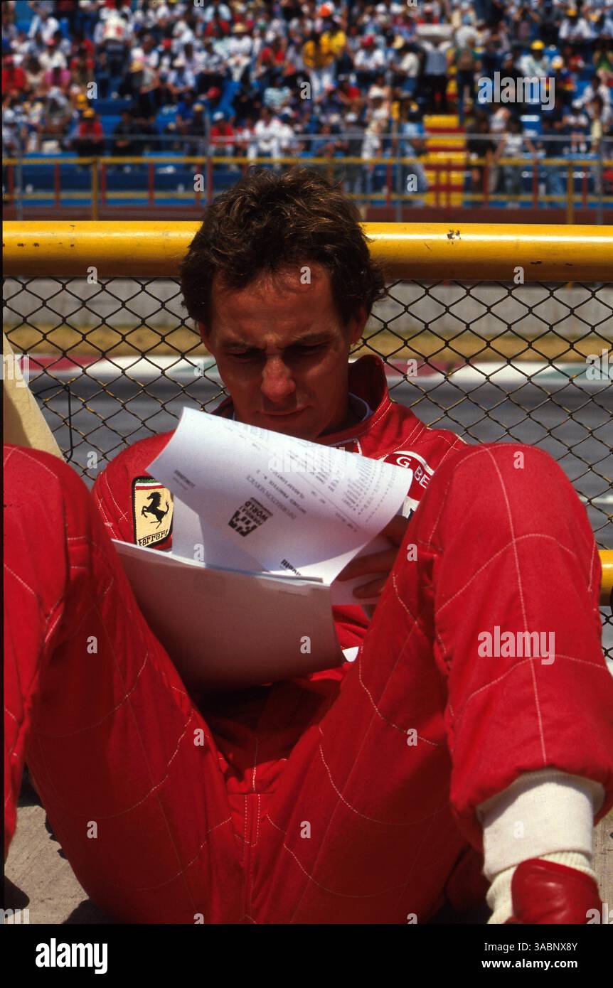 Gerhard Berger(AUT).Formula One World Championship 1987 (Credit Image ...