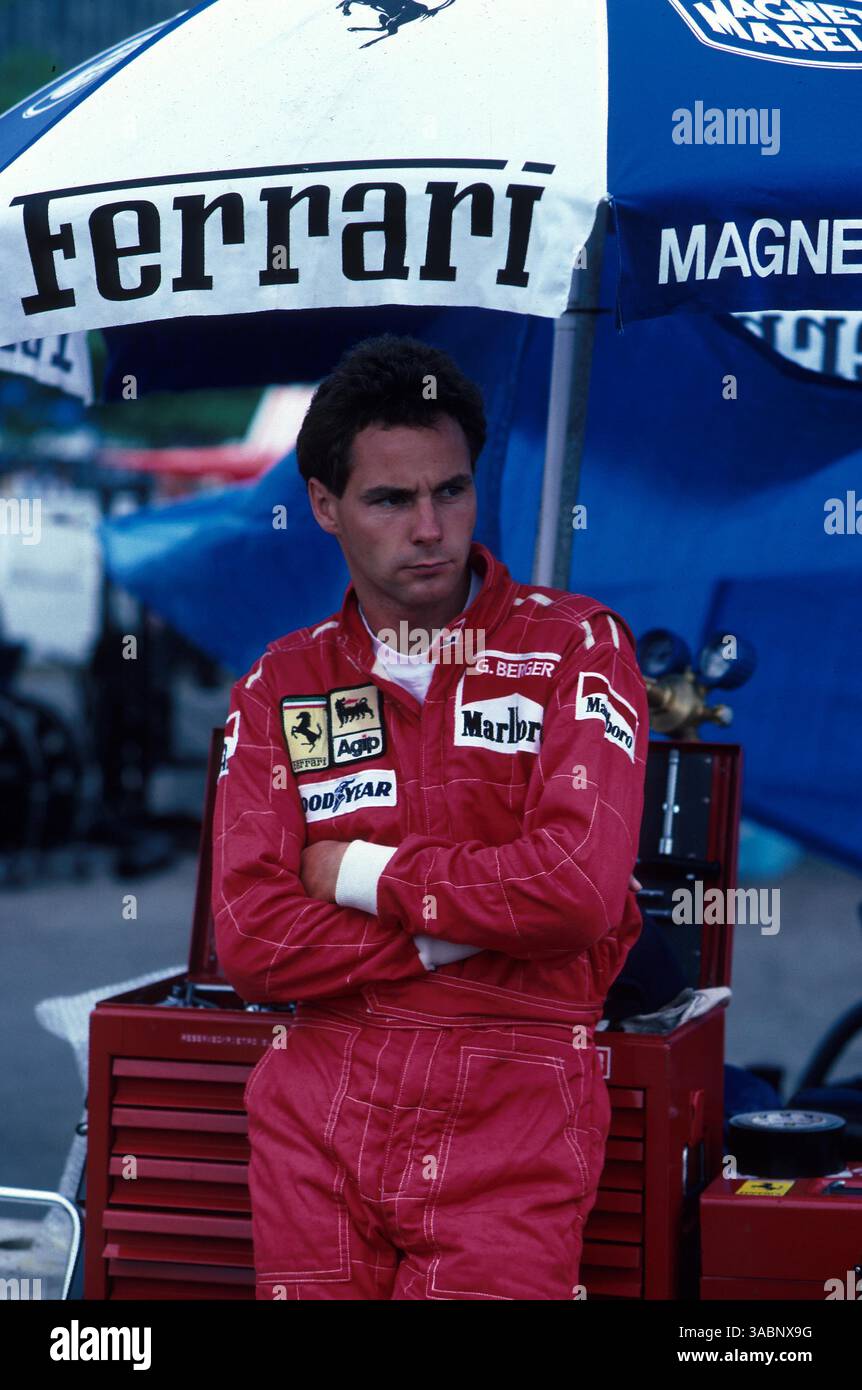 Gerhard Berger(AUT).Formula One World Championship 1987 (Credit Image ...