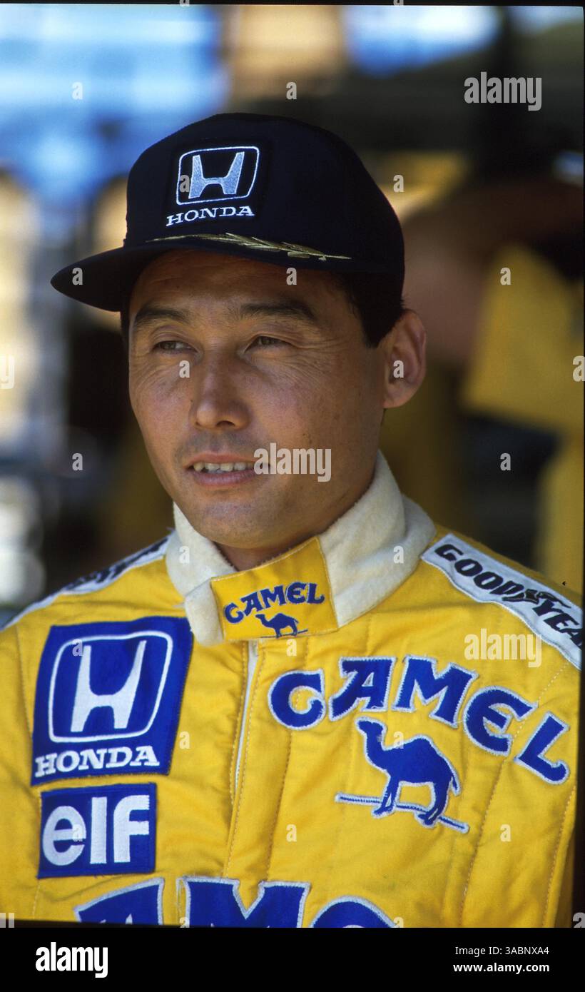 Satoru Nakajima (JPN).Formula One World Championship 1988. (Credit Image: ©Sutton Motorsports ...